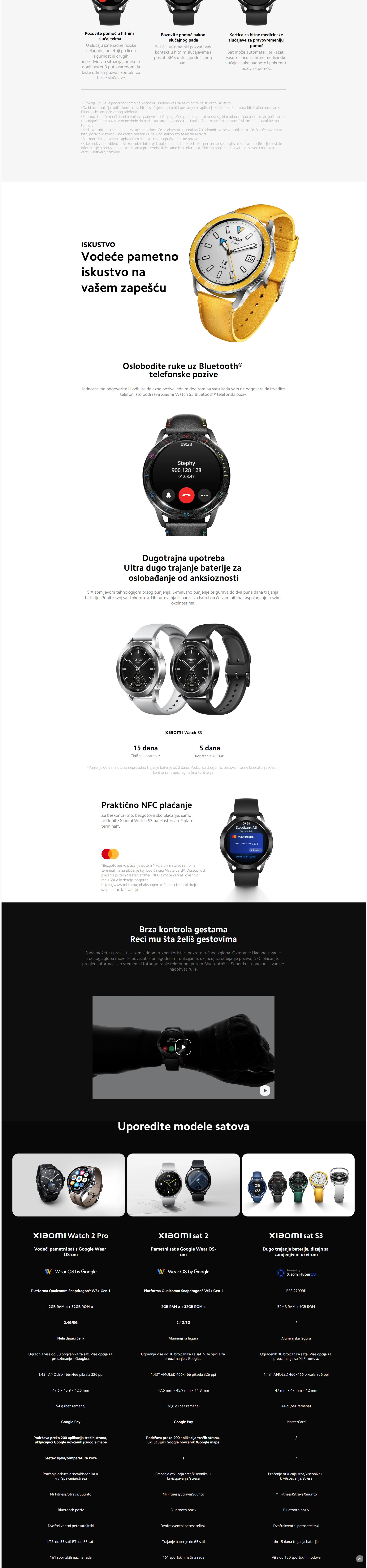 XIAOMI WATCH S3 BLACK - Mi Store